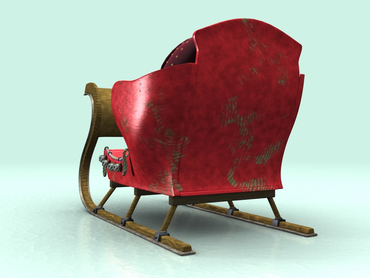 Maya Rustic Christmas Sleigh