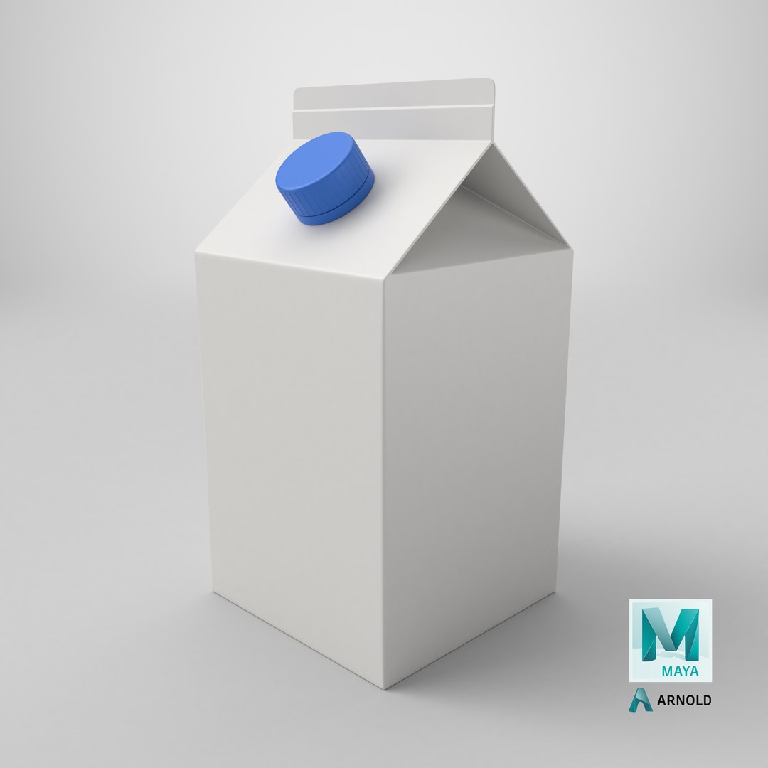 Milk Carton 3D Model - TurboSquid 2440593