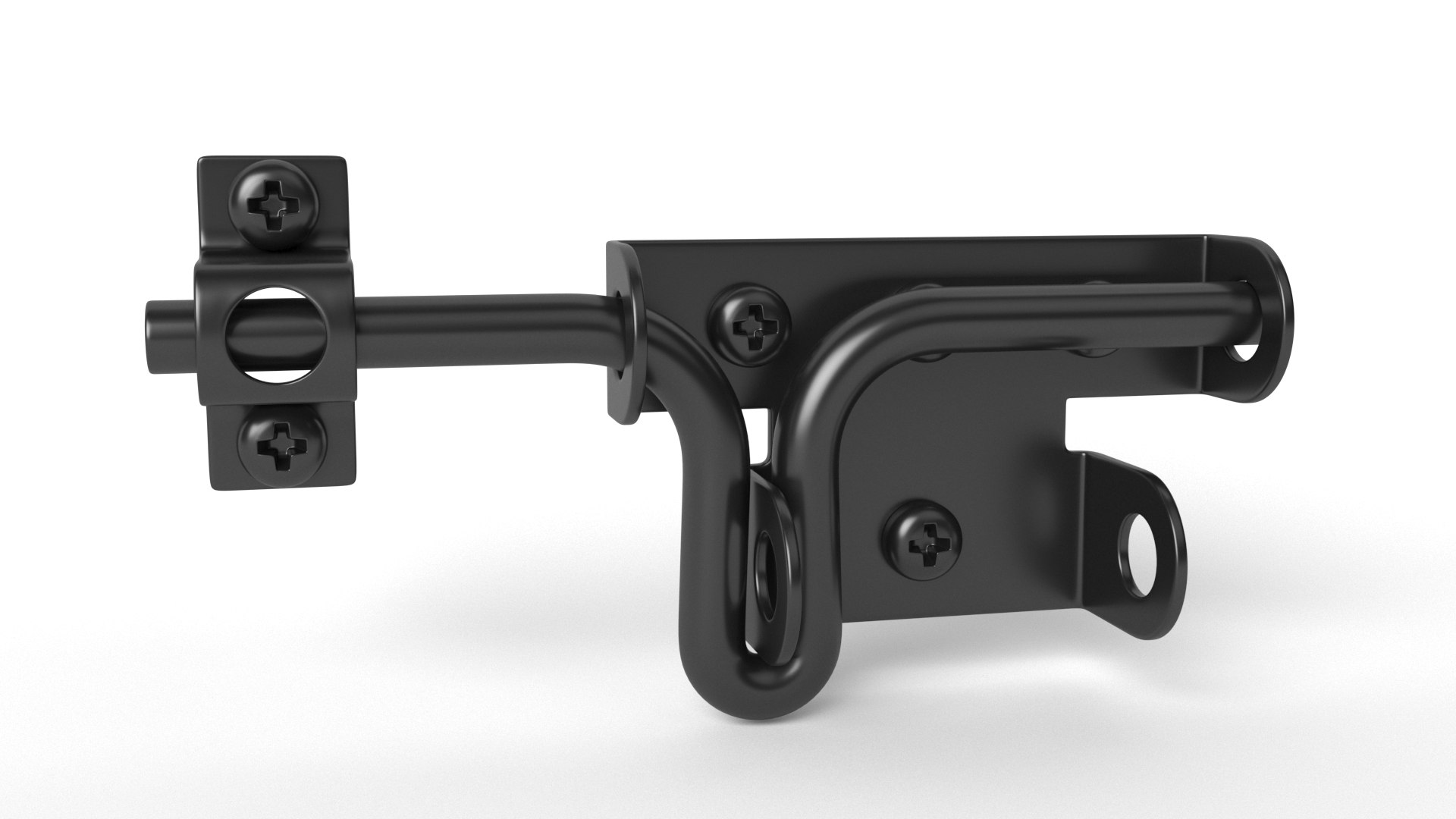 3D Slide Bolt Gate Latch - TurboSquid 1963999