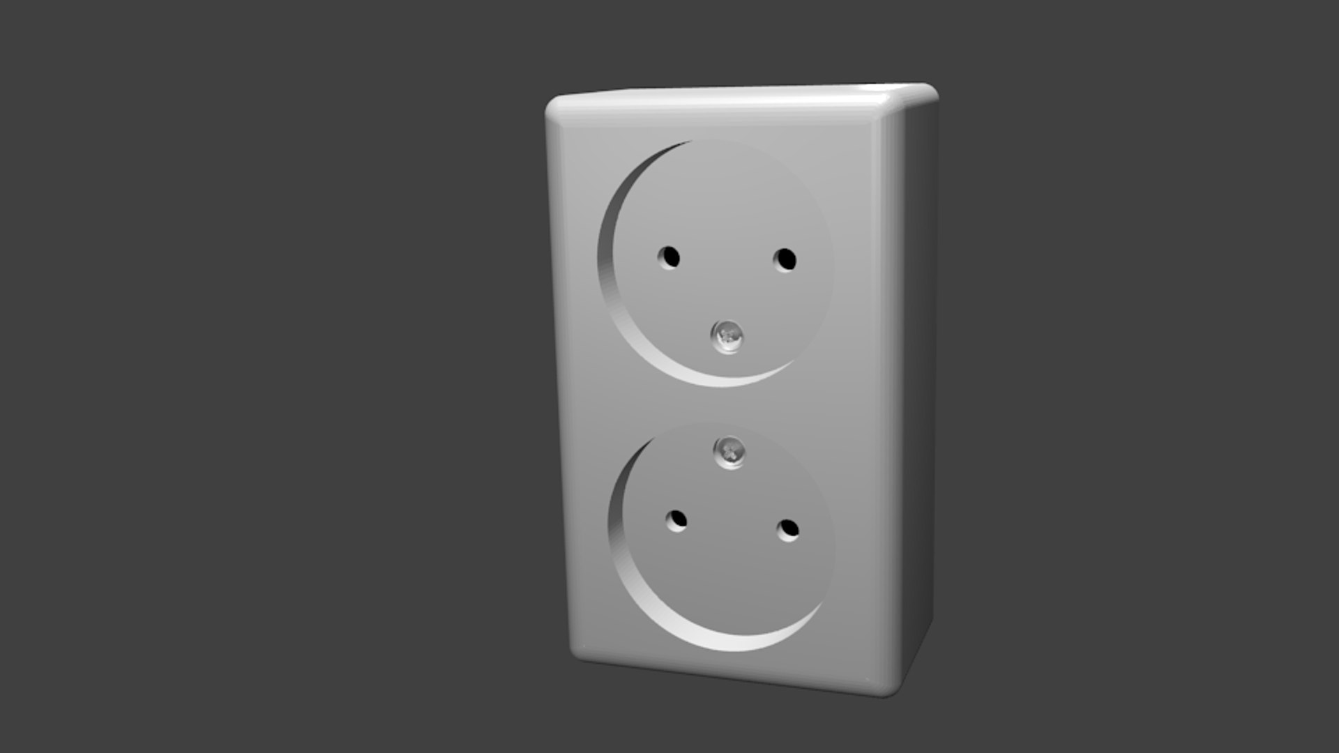 Power Socket 3D Model - TurboSquid 1203861
