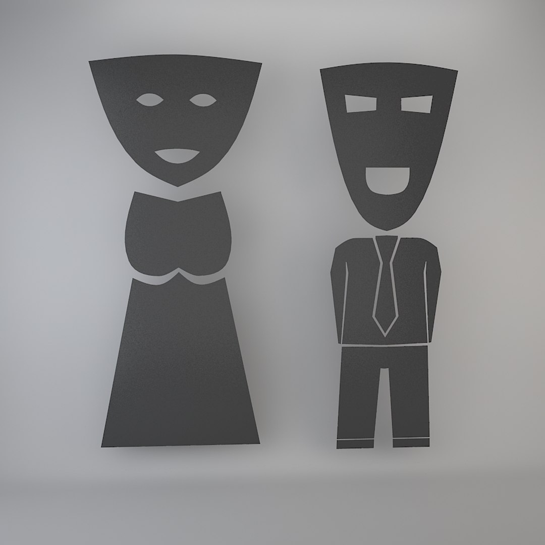 Theatrical Mask Contour 3D - TurboSquid 1296925