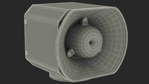 3D vehicle siren speaker emergency model - TurboSquid 1710064