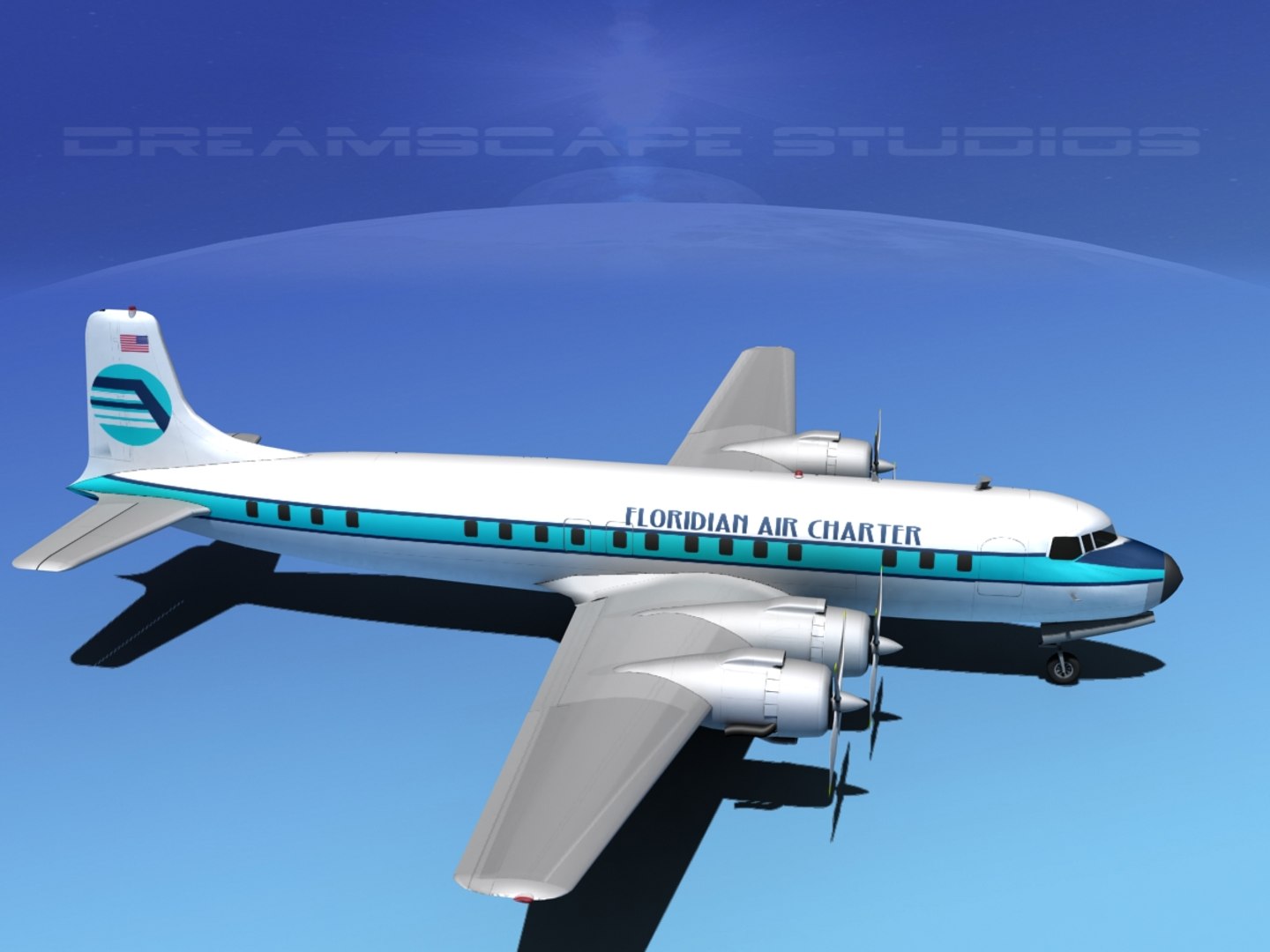 douglas dc-7c dc-7 max