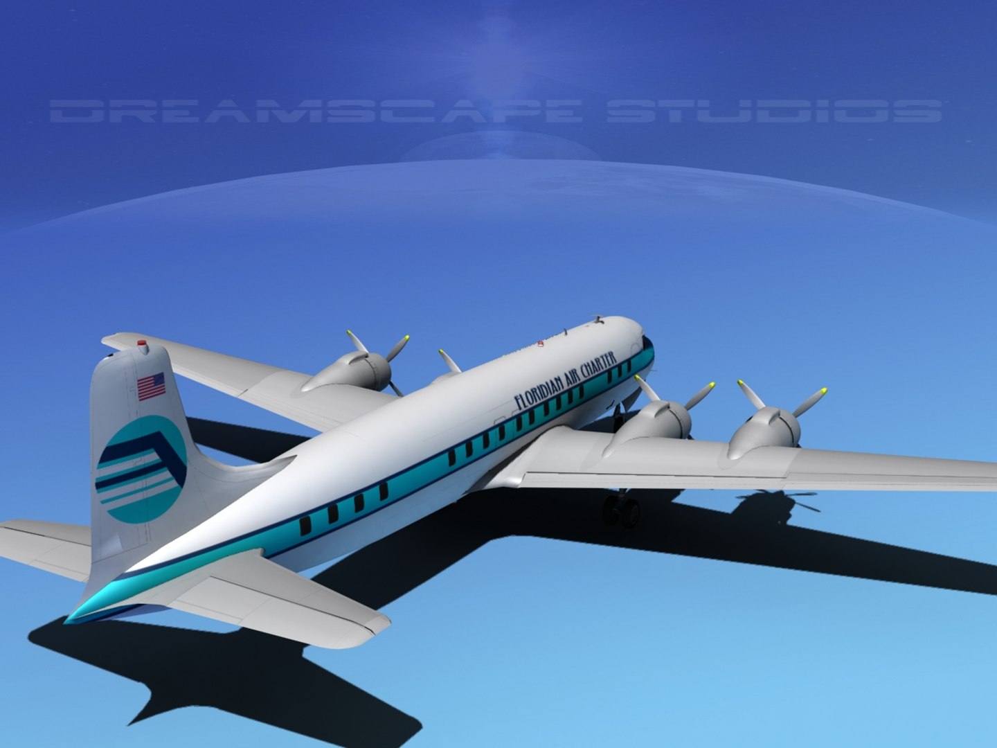 douglas dc-7c dc-7 max