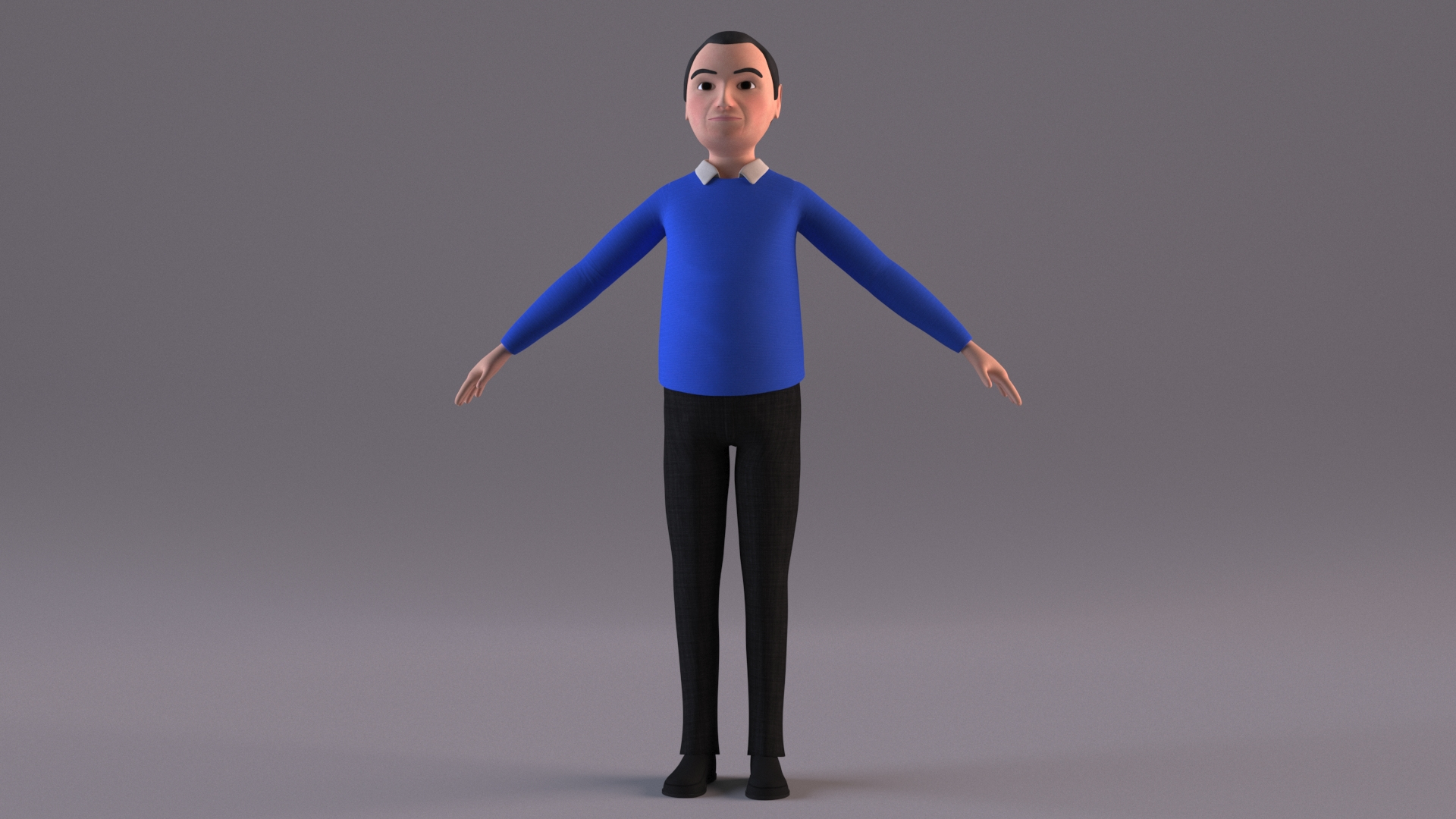 Cartoon Man 3D - TurboSquid 2036125