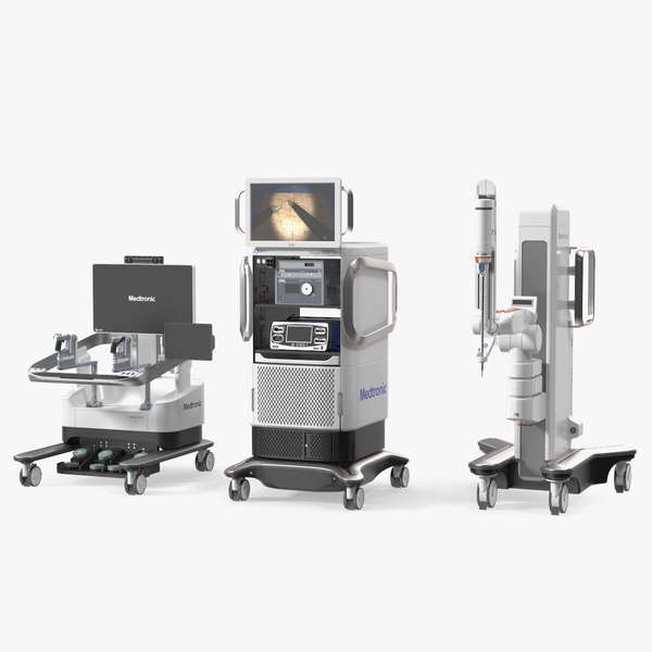 modelo 3d Robot quirúrgico de tejidos blandos Medtronic equipado para ...