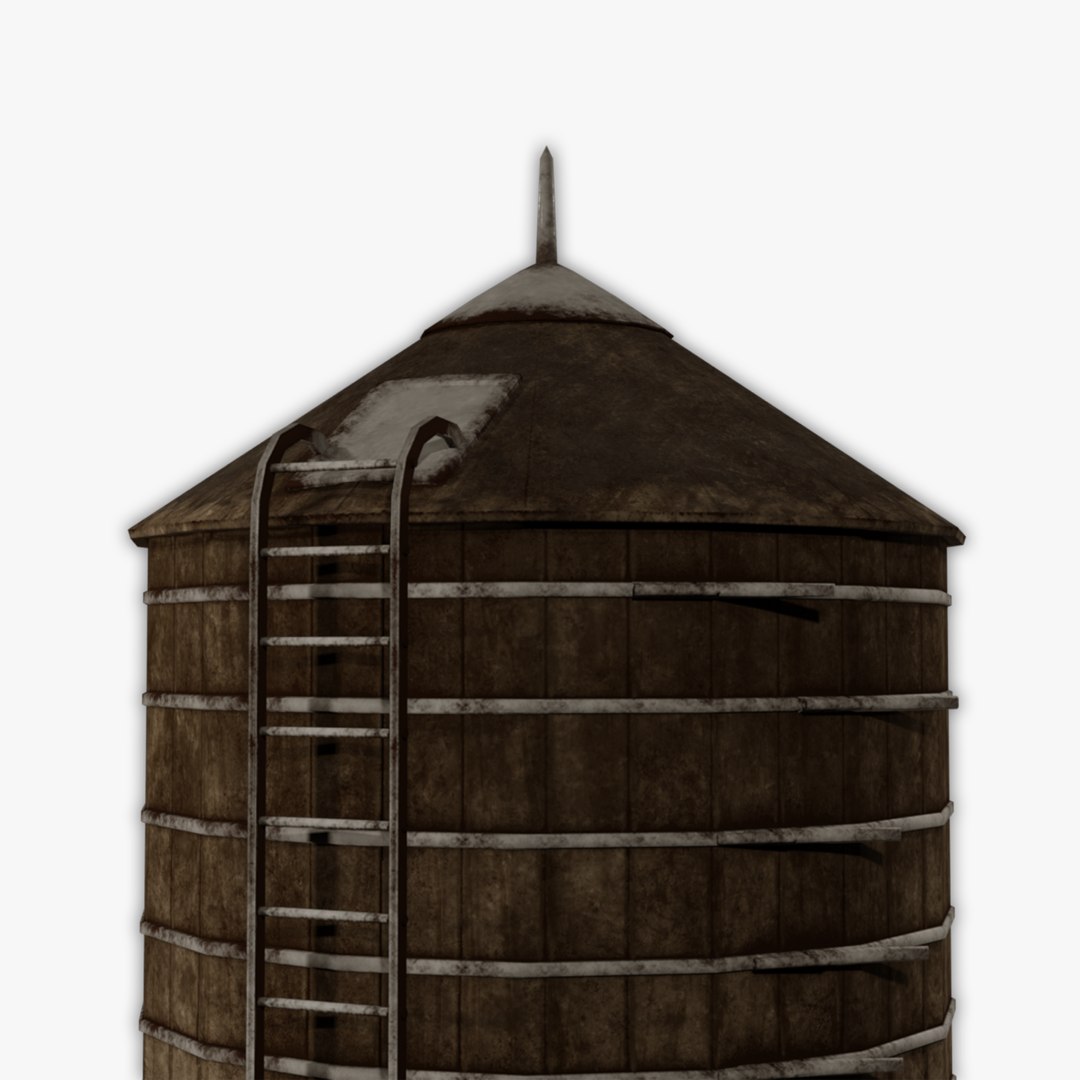 Wooden Water Tower 3D Model - TurboSquid 1497950