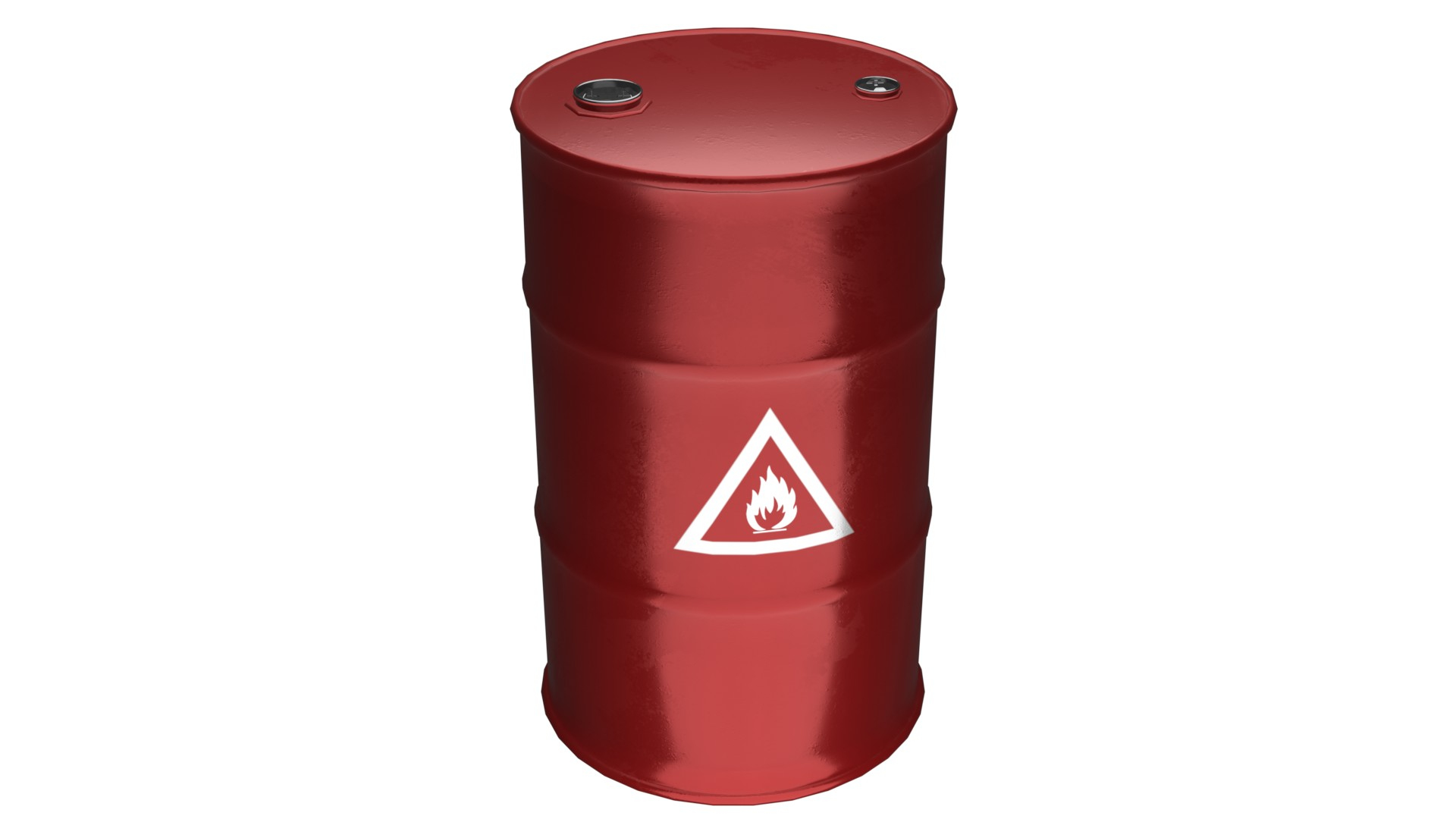 Oil Barrel Red New Clean-Logo Model - TurboSquid 2035987