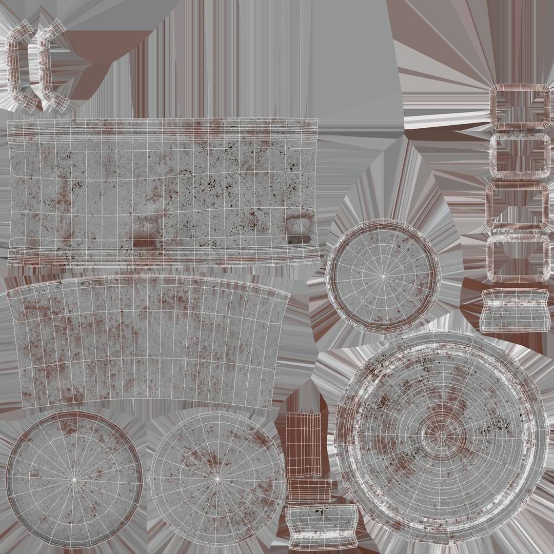 Metal Trash 3D Model - TurboSquid 1463594