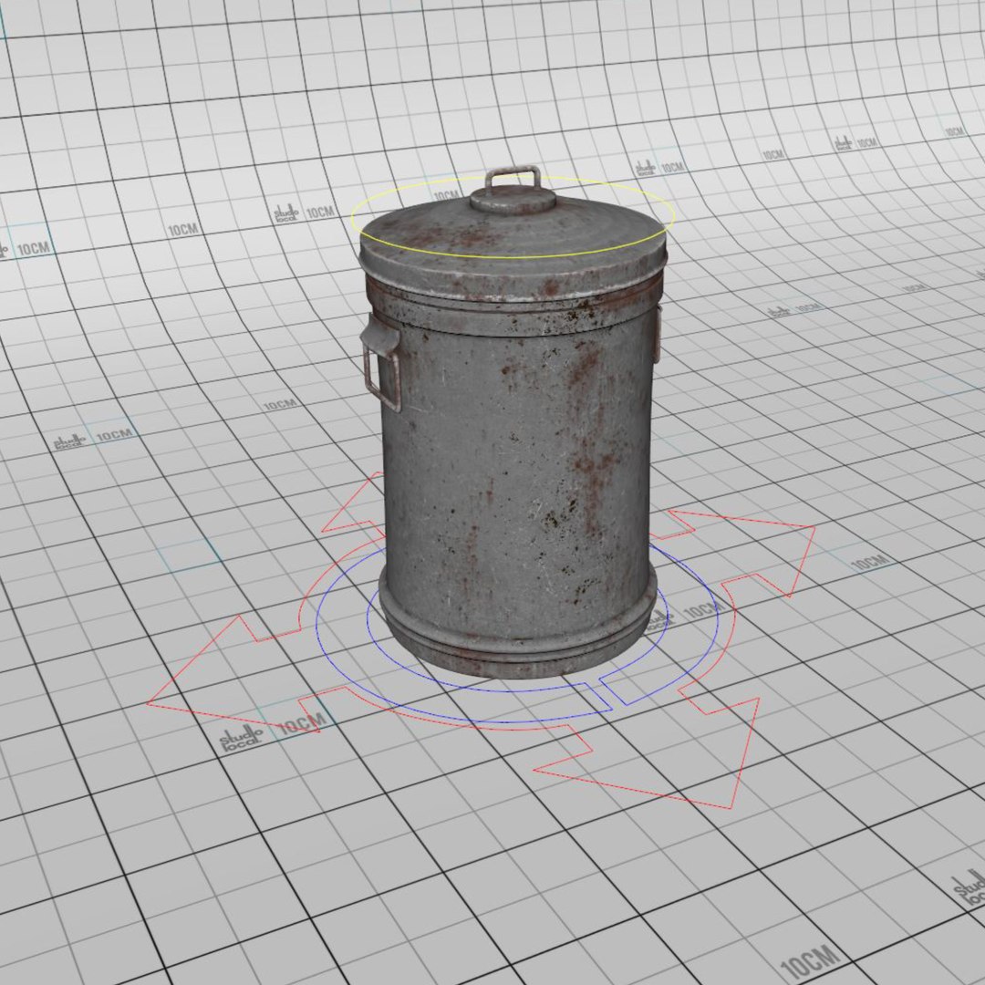 Metal Trash 3D Model - TurboSquid 1463594