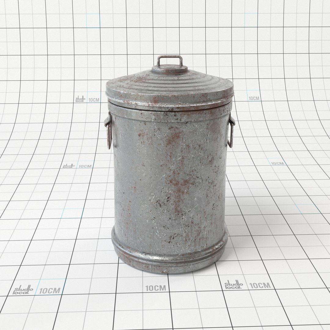 Metal Trash 3D Model - TurboSquid 1463594