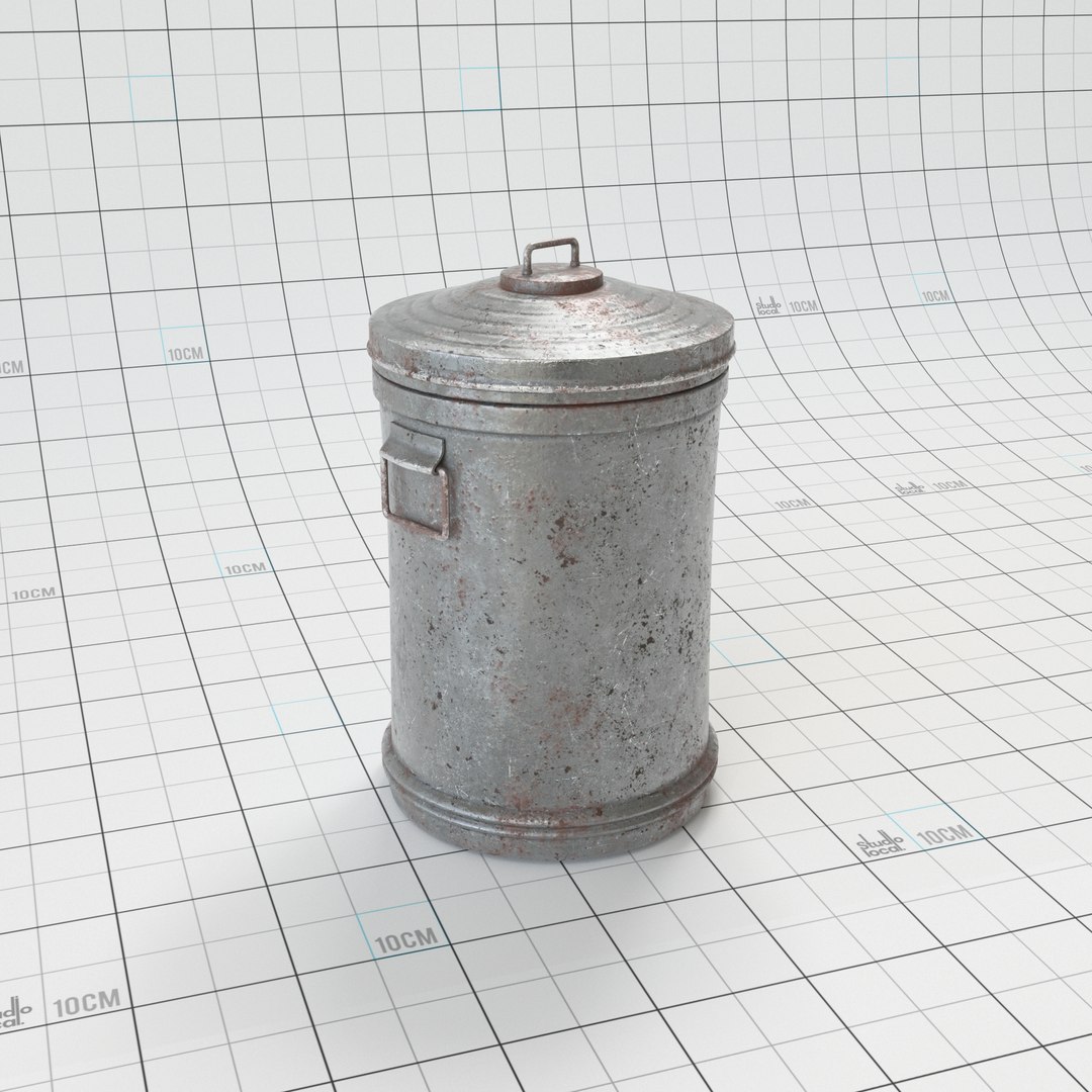 Metal Trash 3D Model - TurboSquid 1463594