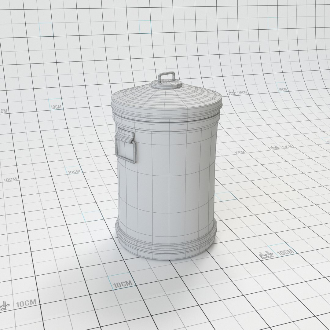 Metal Trash 3D Model - TurboSquid 1463594