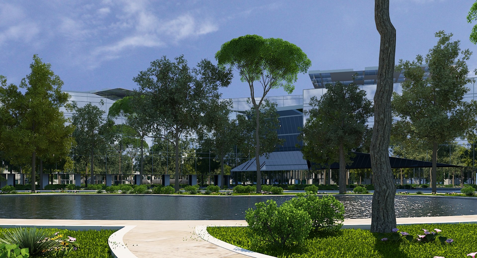3D Commercial Business Center Buildings - TurboSquid 1503267
