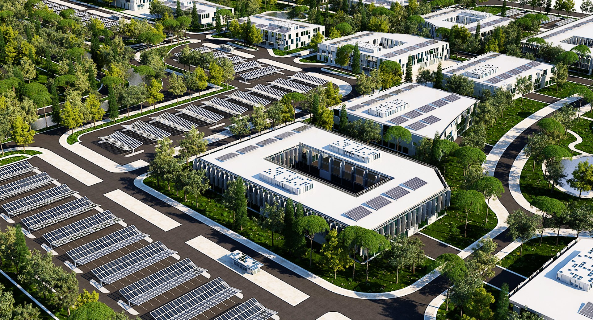 3D Commercial Business Center Buildings - TurboSquid 1503267