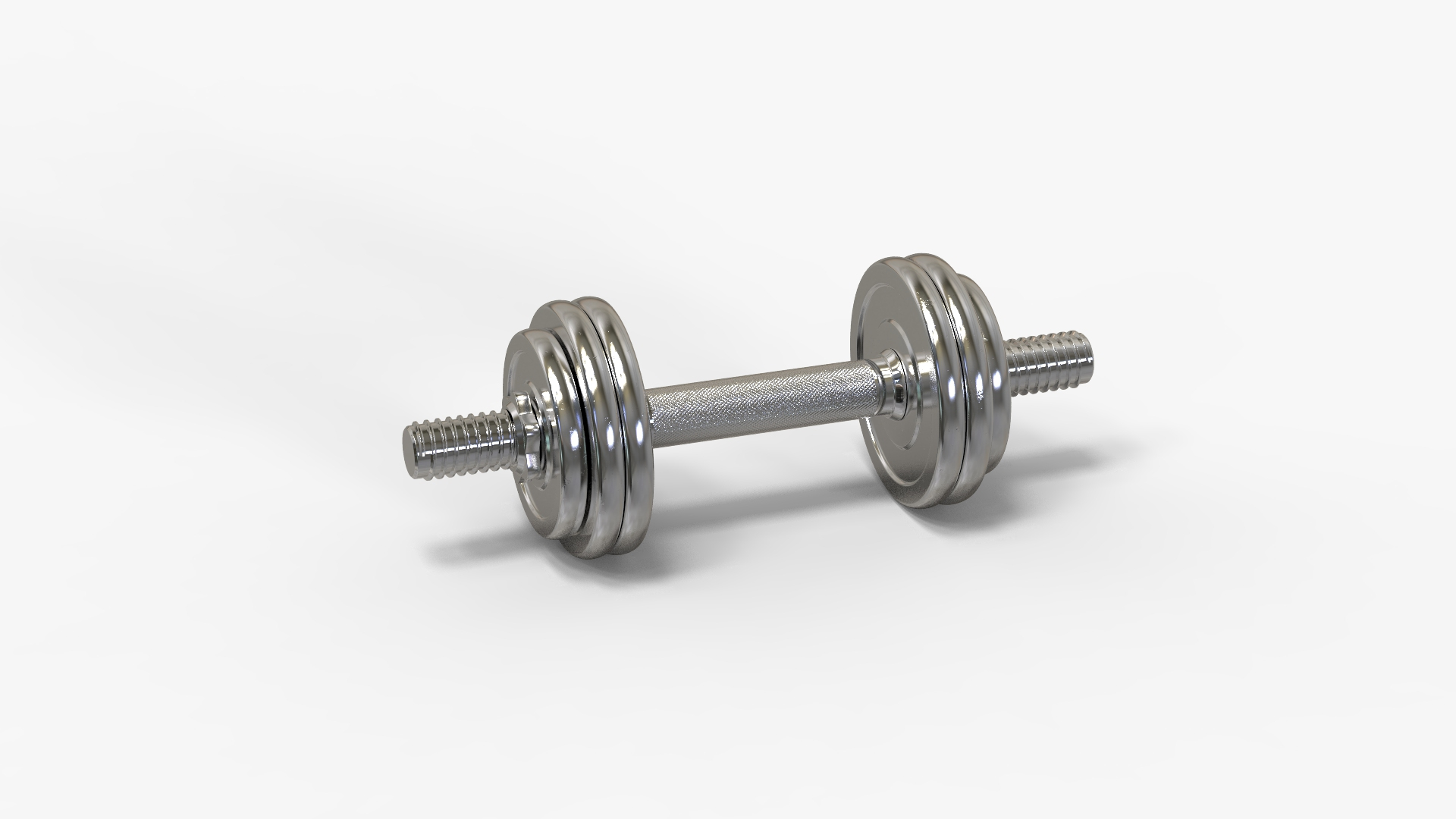 3D Model Small Dumbbell Bar - TurboSquid 1837182