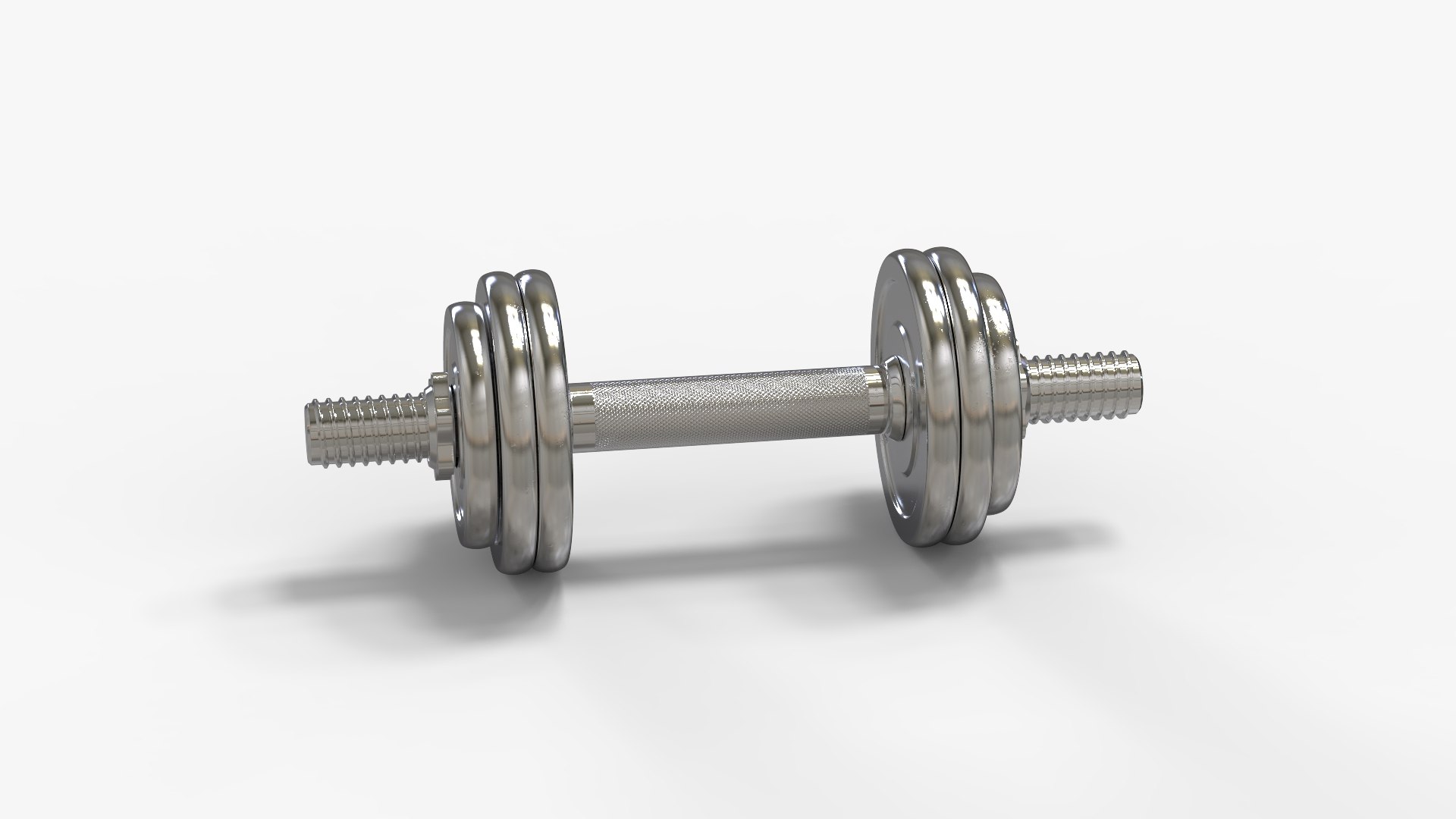 3D Model Small Dumbbell Bar - TurboSquid 1837182