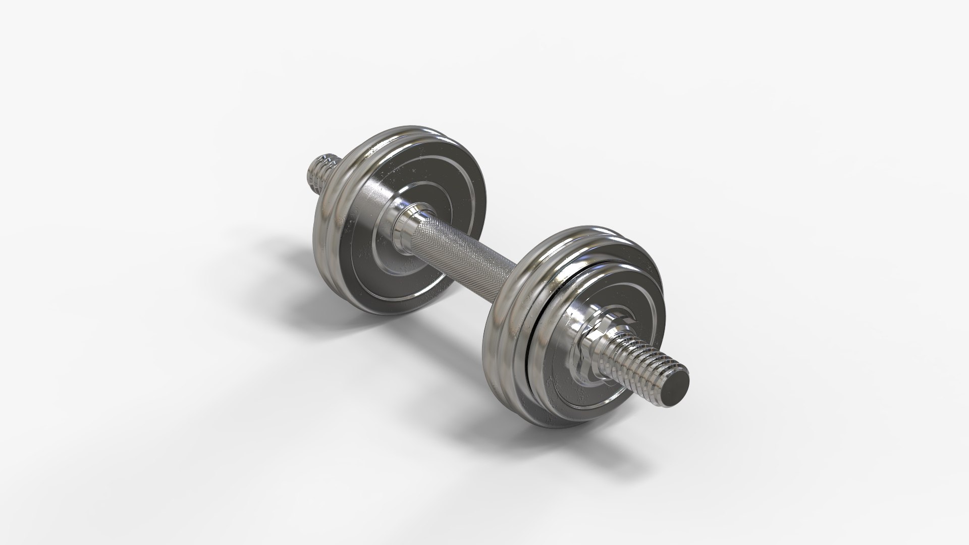 3D Model Small Dumbbell Bar - TurboSquid 1837182
