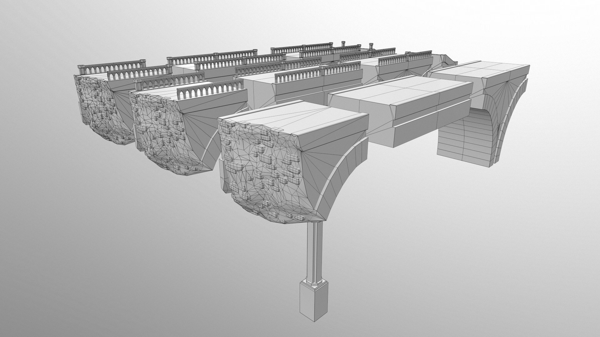 3D Ancient Dwarven Bridge - Modular - Game Props - TurboSquid 2175020