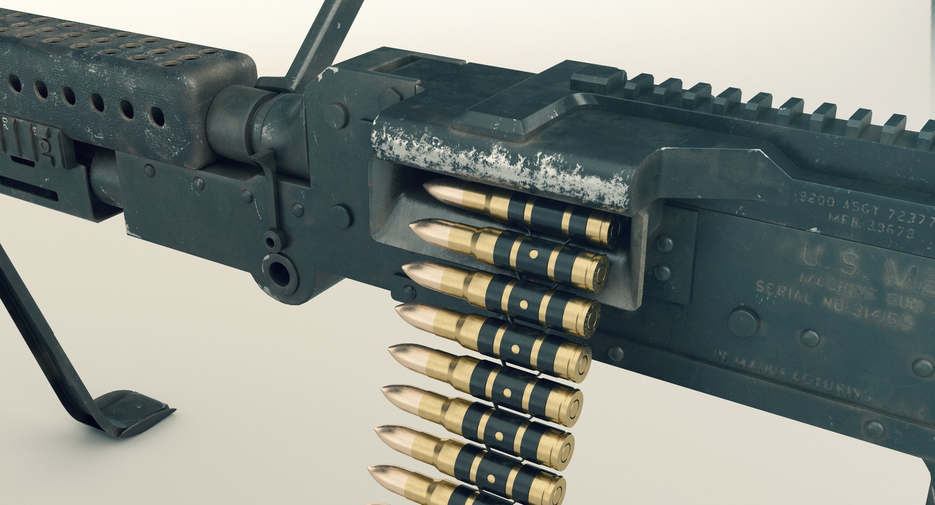3D m240b machine - TurboSquid 1399131