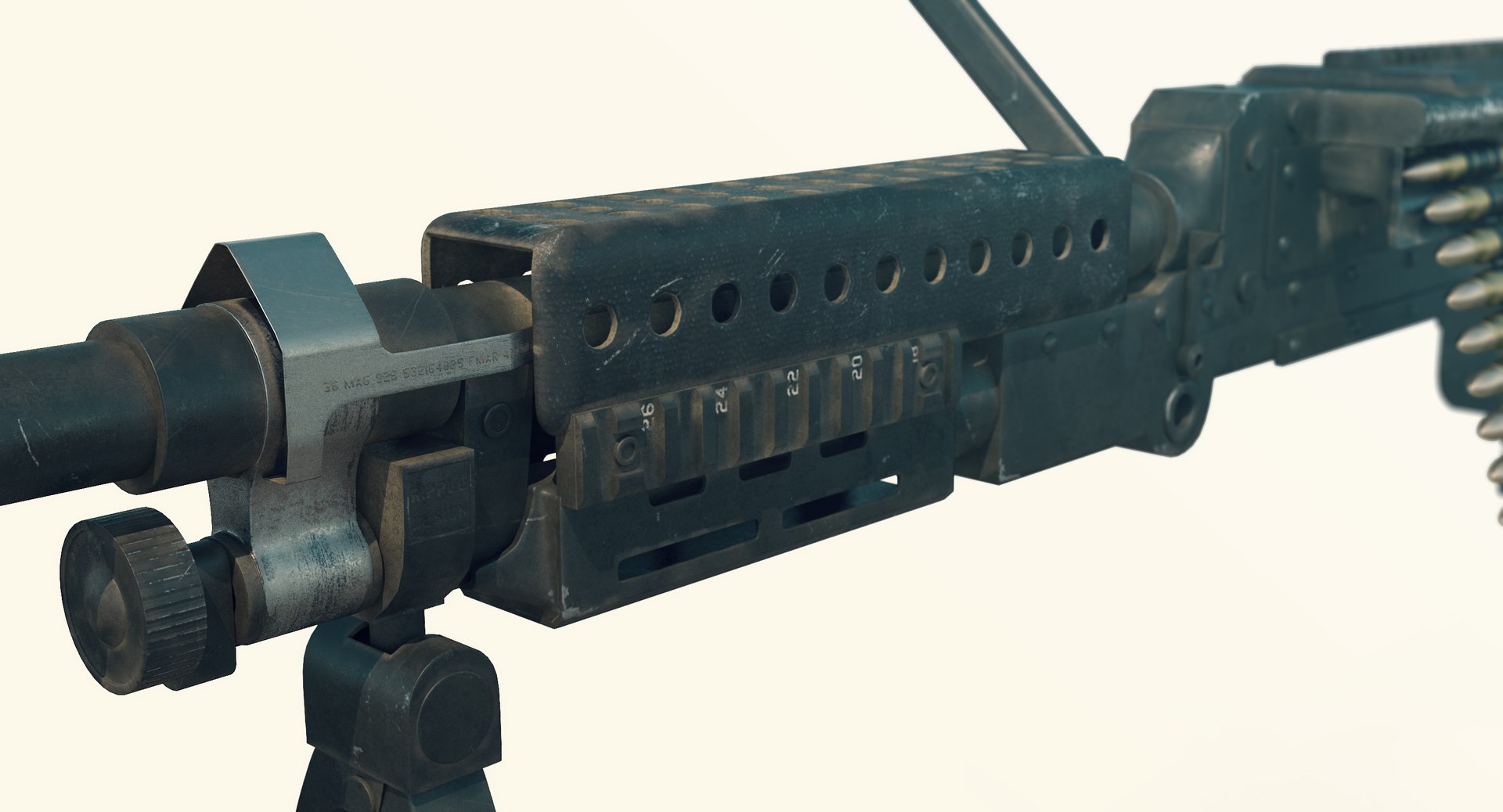 3D m240b machine - TurboSquid 1399131