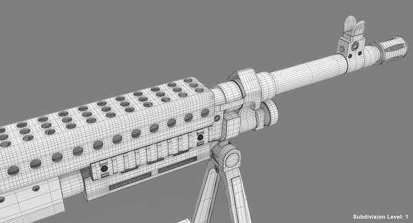 3D m240b machine - TurboSquid 1399131
