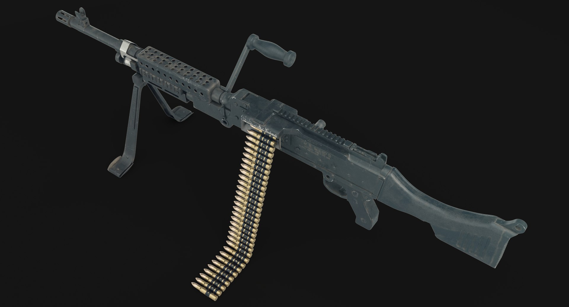 3D m240b machine - TurboSquid 1399131
