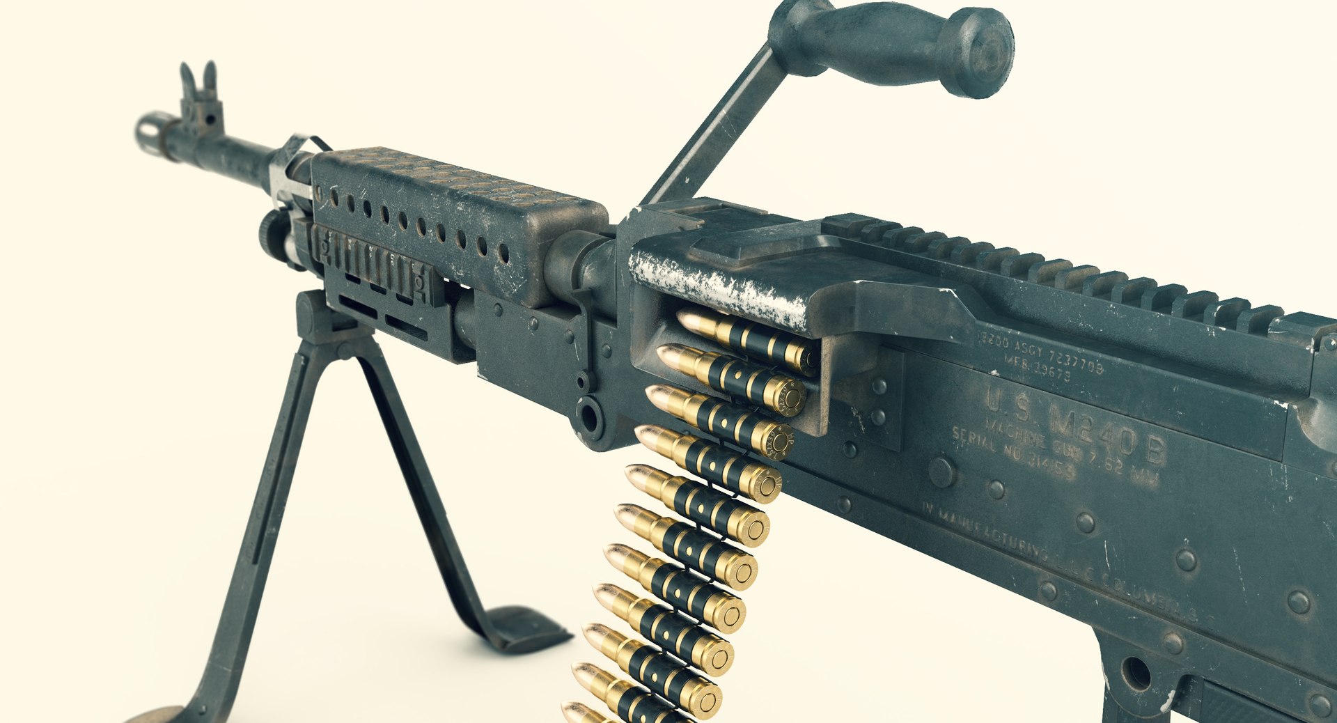 3D m240b machine - TurboSquid 1399131