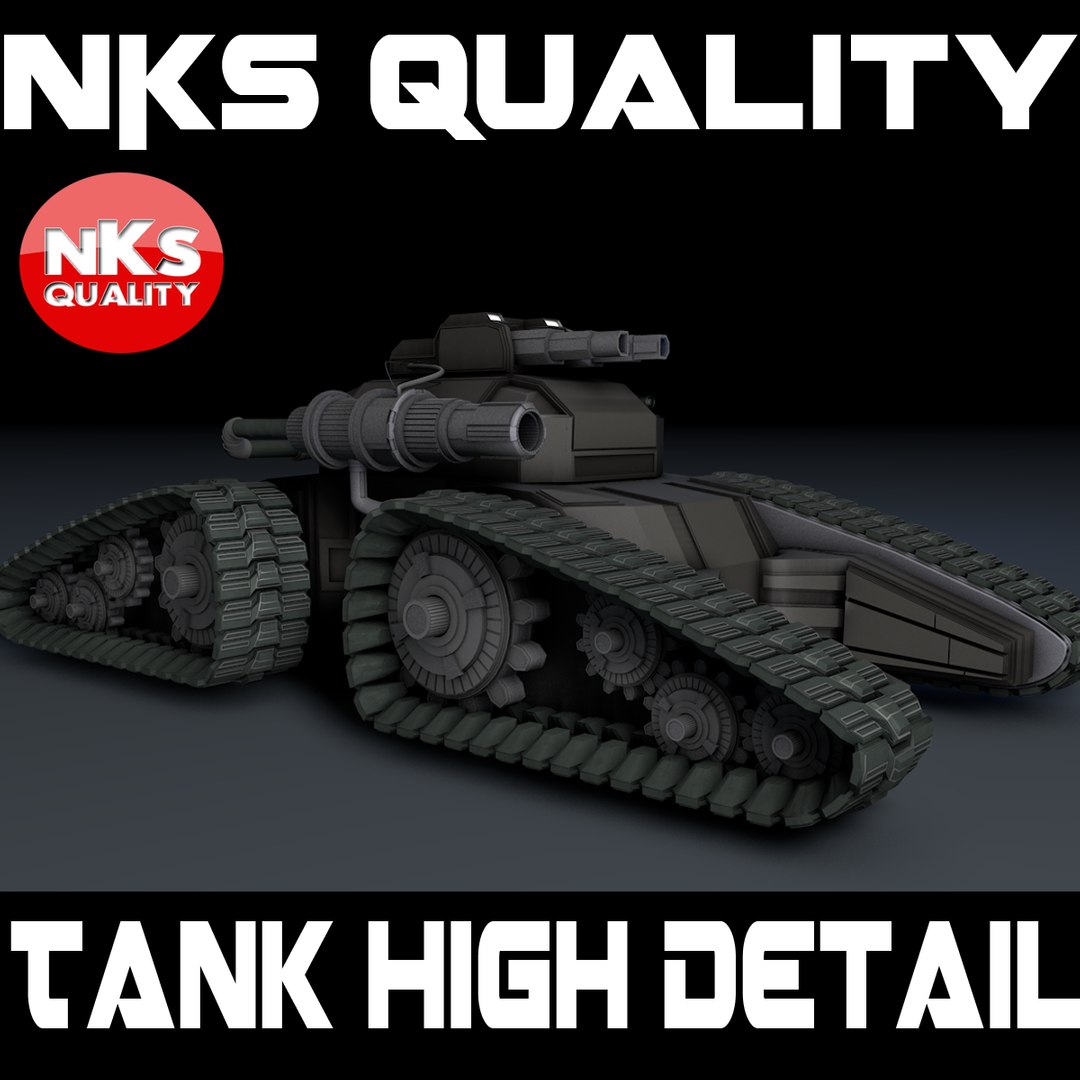 3d tank ev model