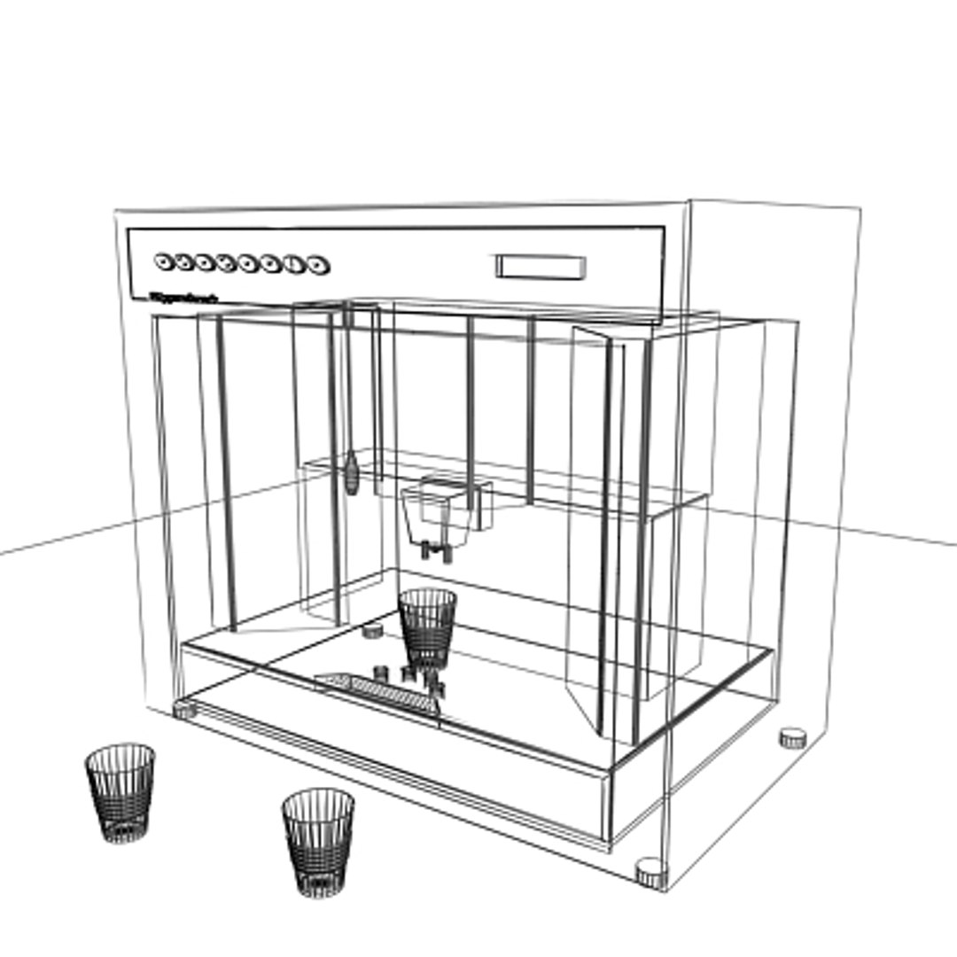 coffee machine 3d model