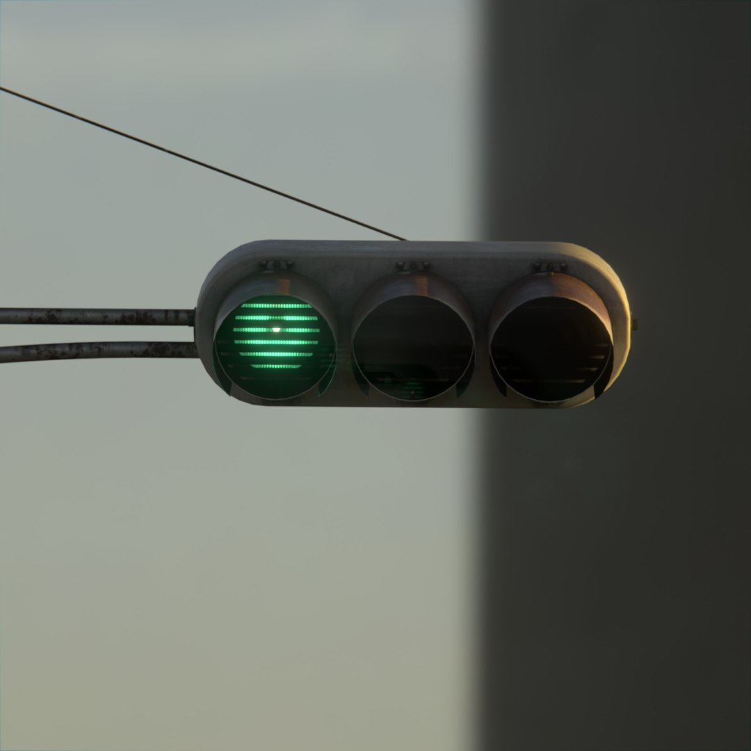 Traffic Lights 3D - TurboSquid 2288268