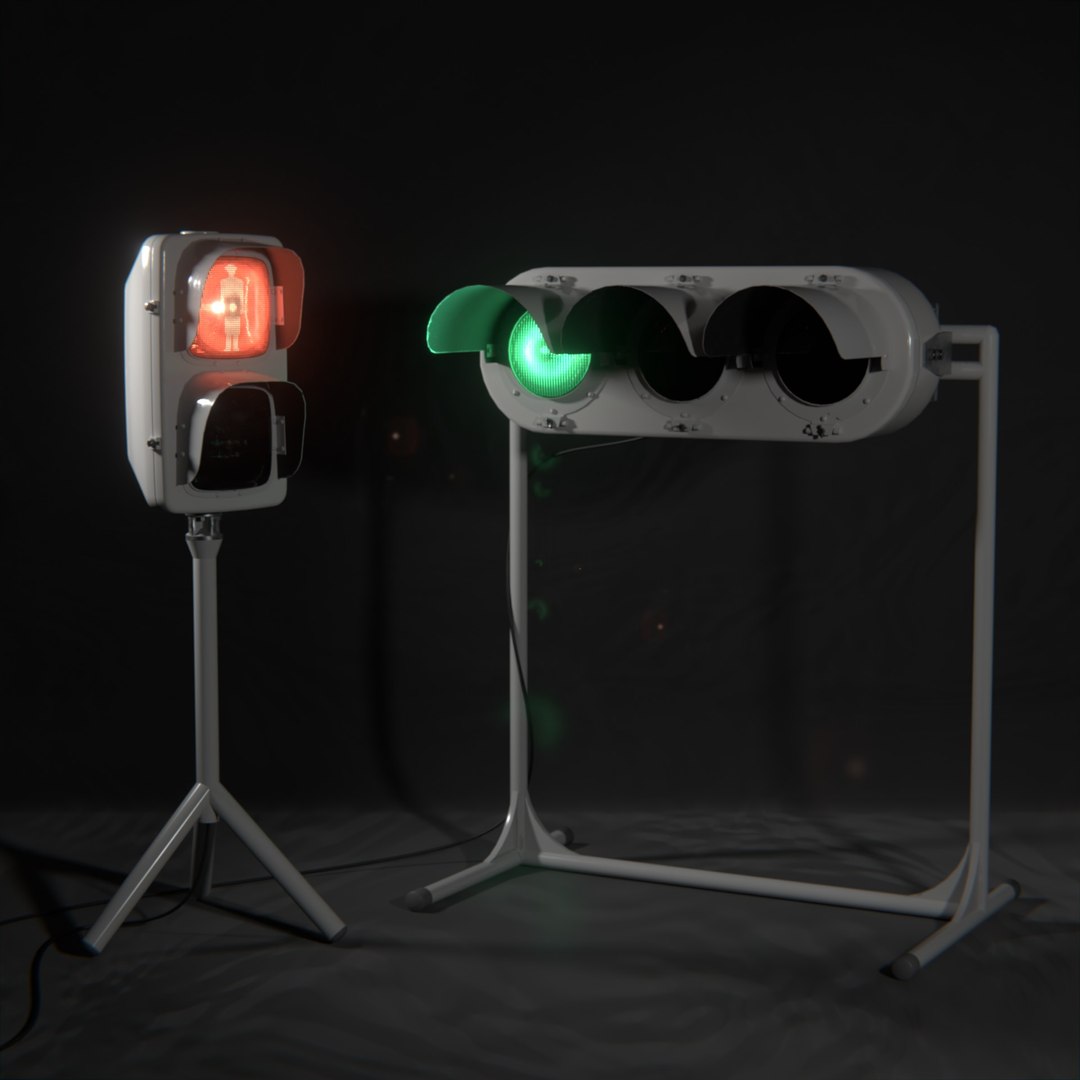 Traffic Lights 3D - TurboSquid 2288268