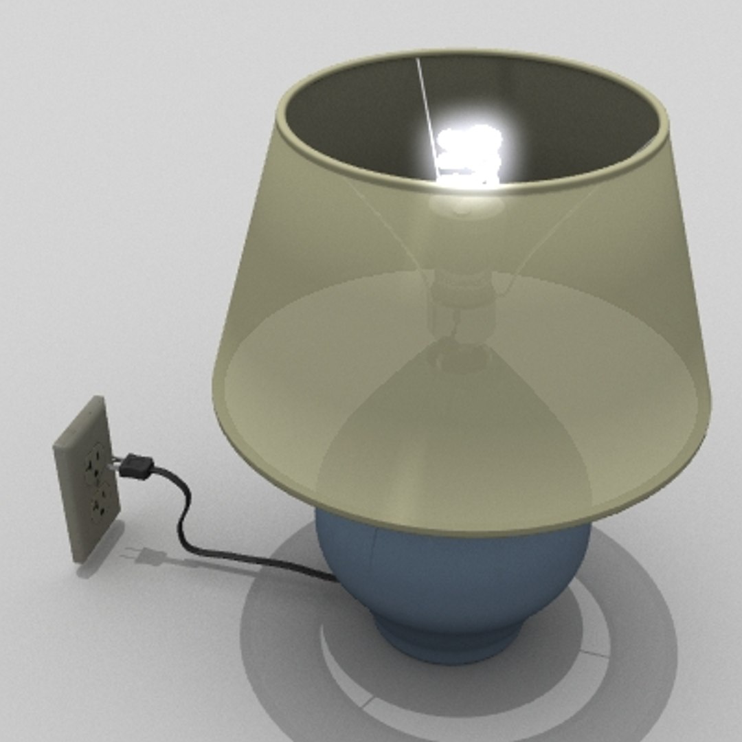 lightwave simple home lamp