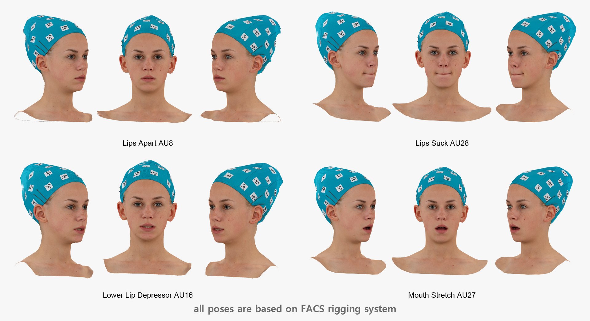 Rhea Real Head Expression 3D Model - TurboSquid 1700551