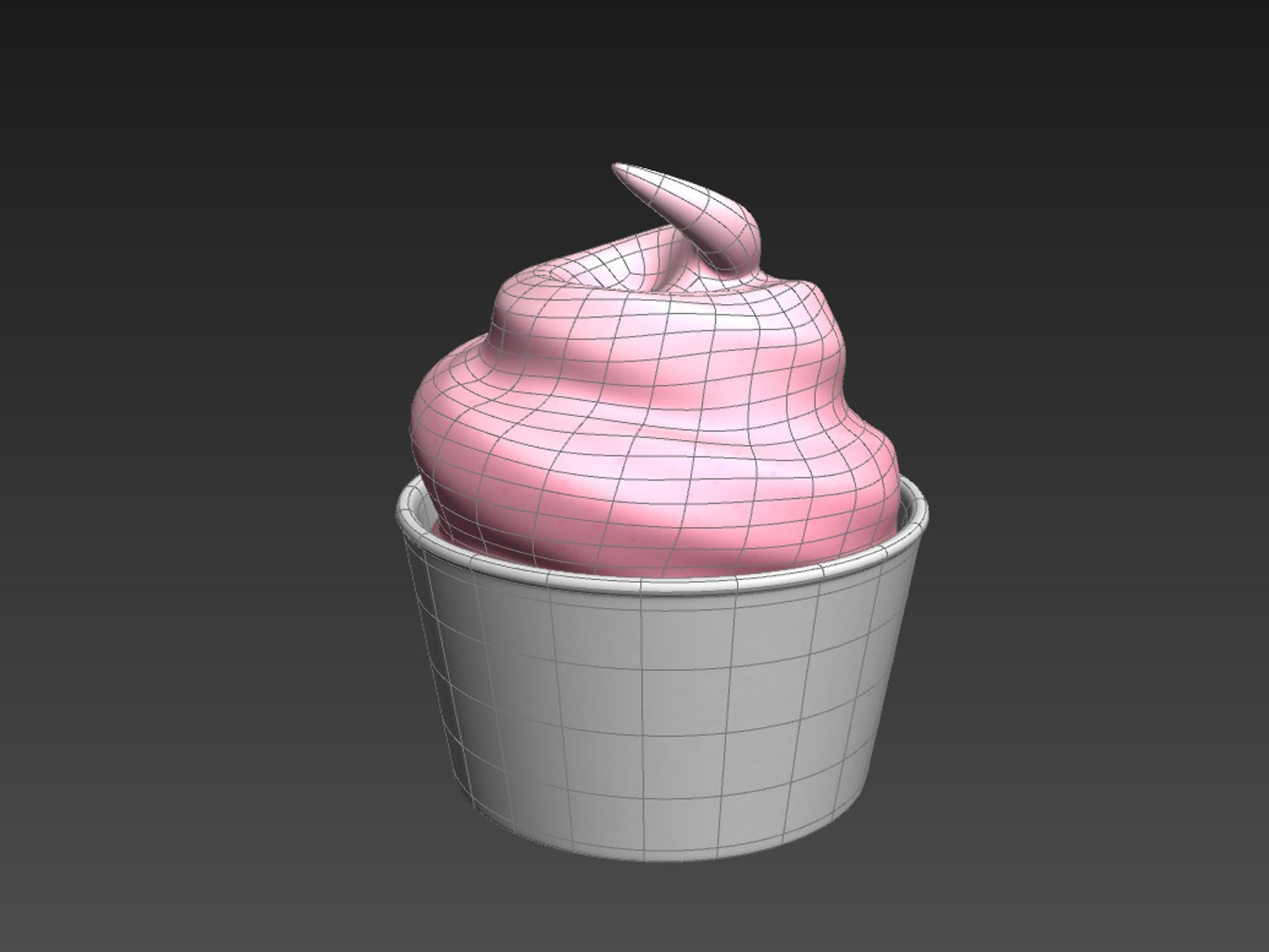 Frozen Yogurt 3D Model - TurboSquid 1482166