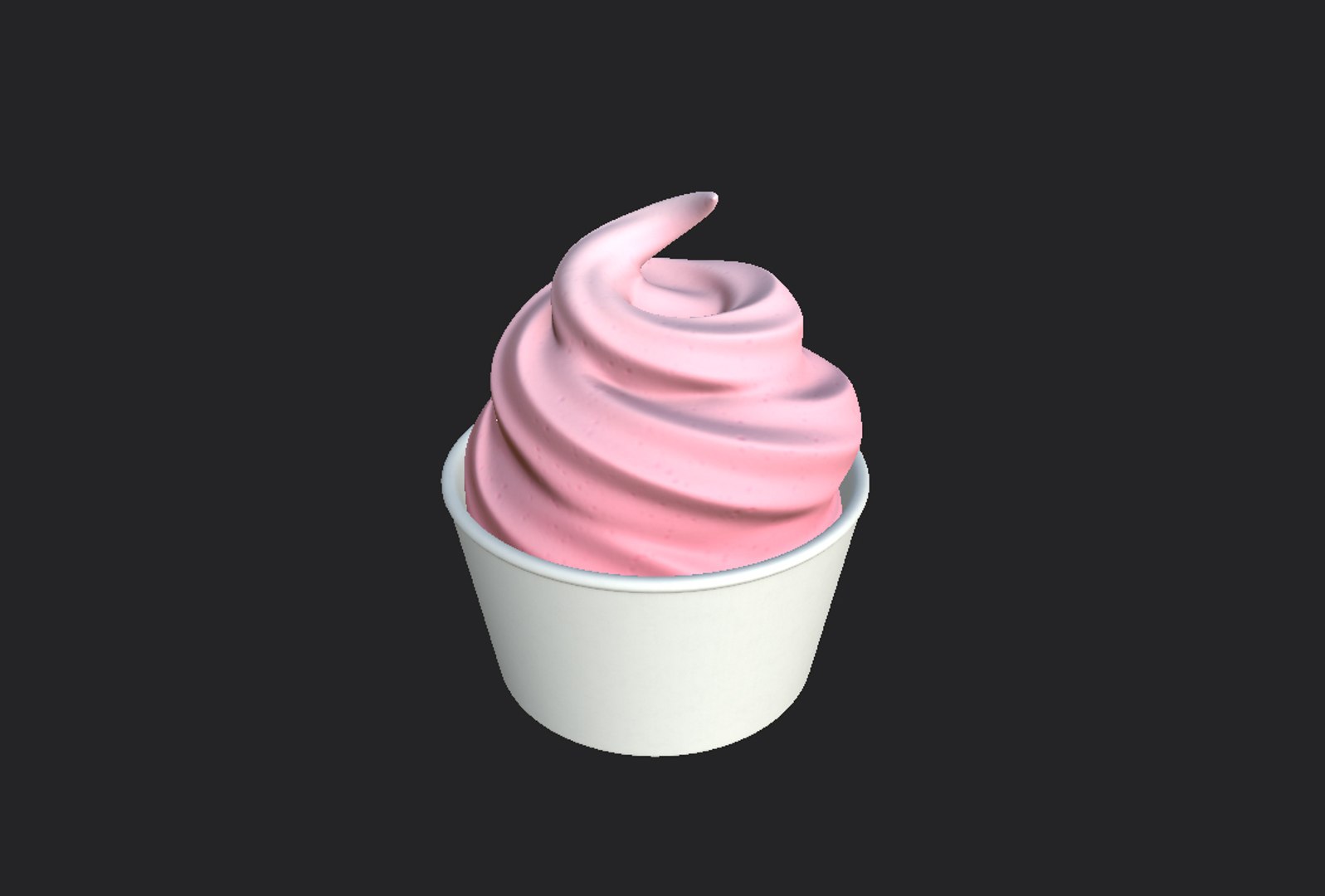 Frozen Yogurt 3D Model - TurboSquid 1482166