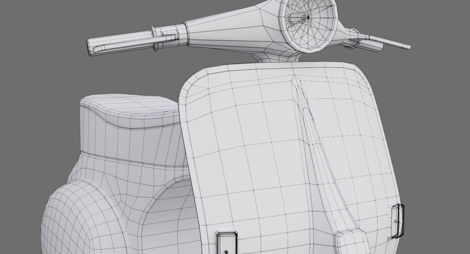 3D Model Motor Scooter 1c - TurboSquid 1273423