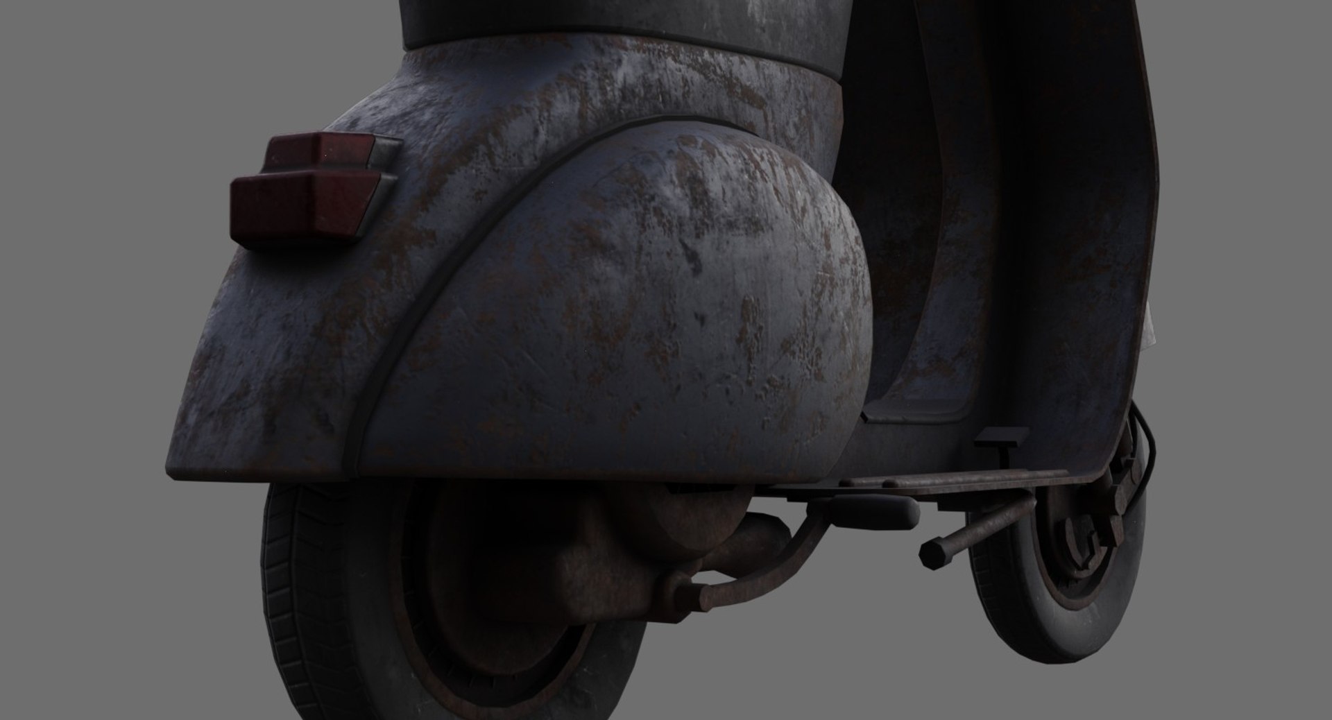 3D Model Motor Scooter 1c - TurboSquid 1273423