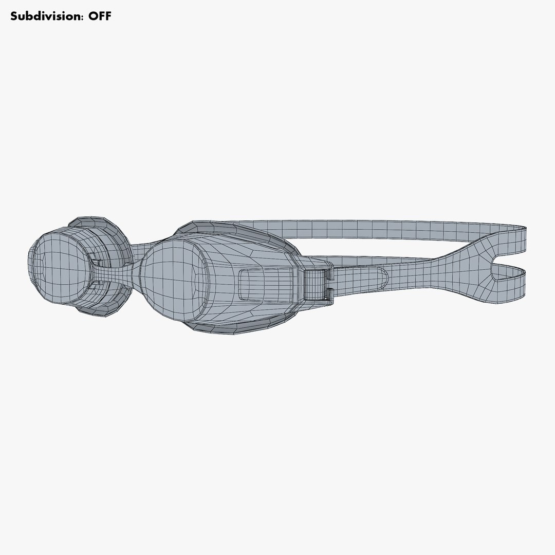 Swim Goggles v 1 3D model - TurboSquid 1824398