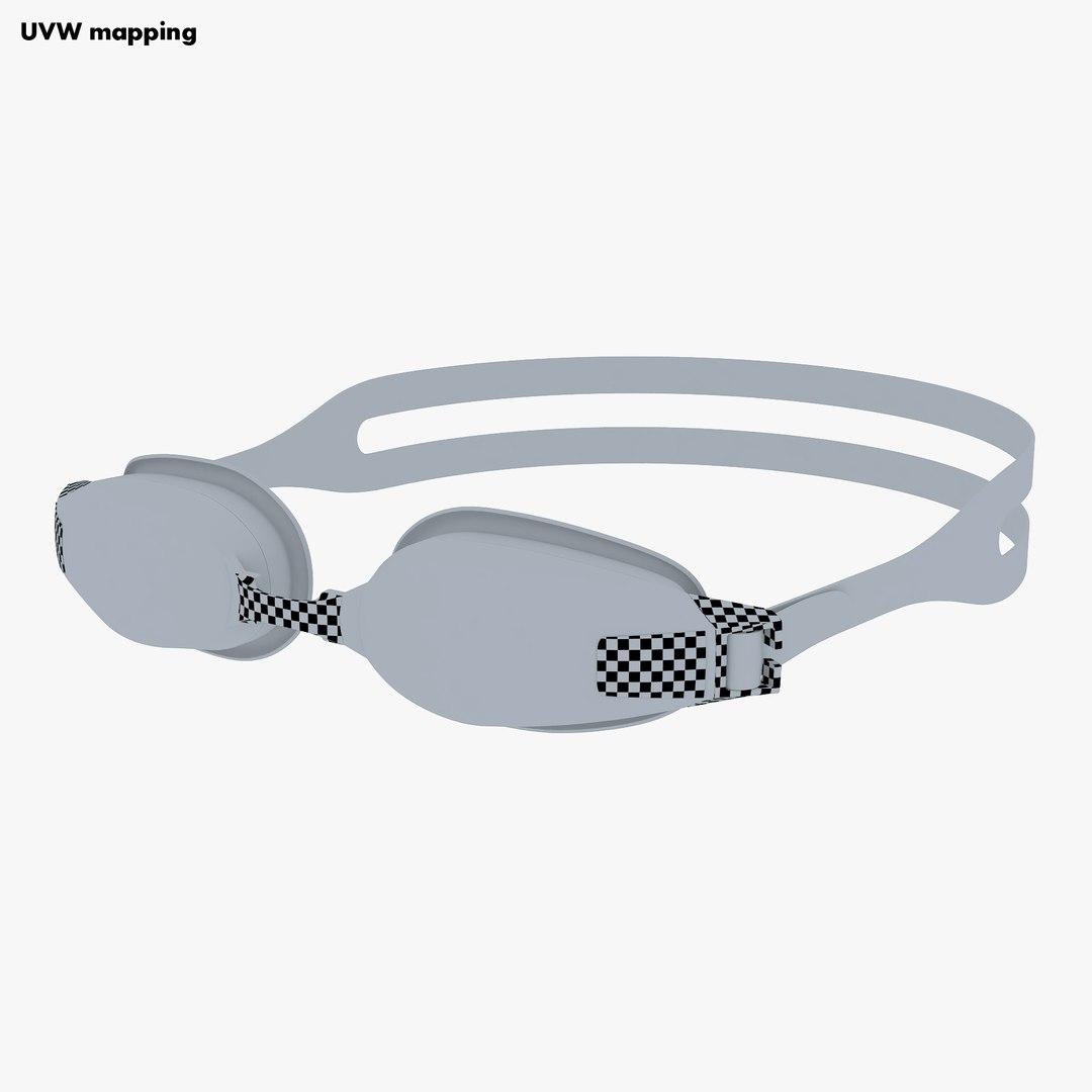 Swim Goggles v 1 3D model - TurboSquid 1824398