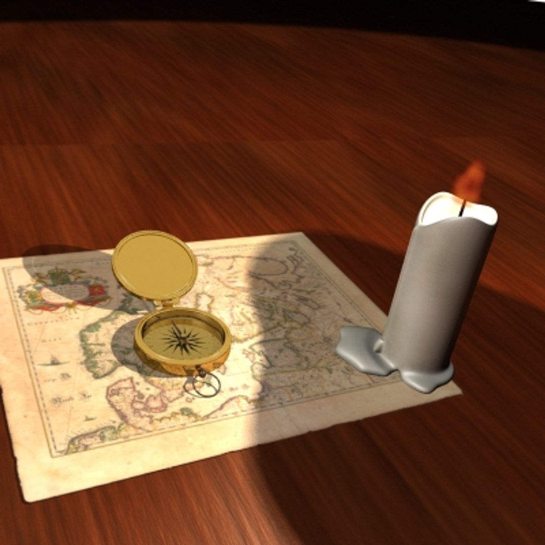 compass ca 3d model