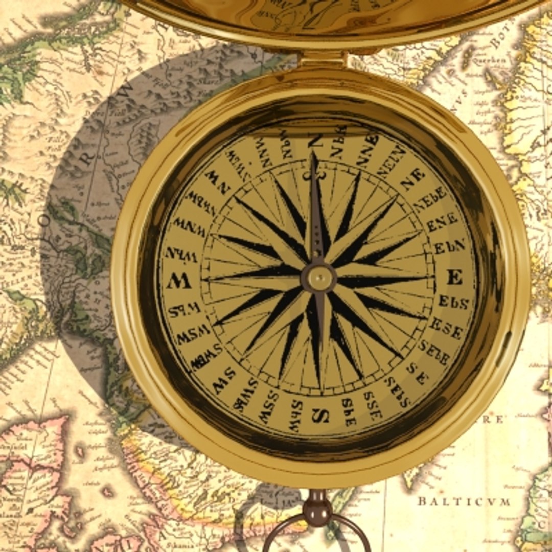 compass ca 3d model