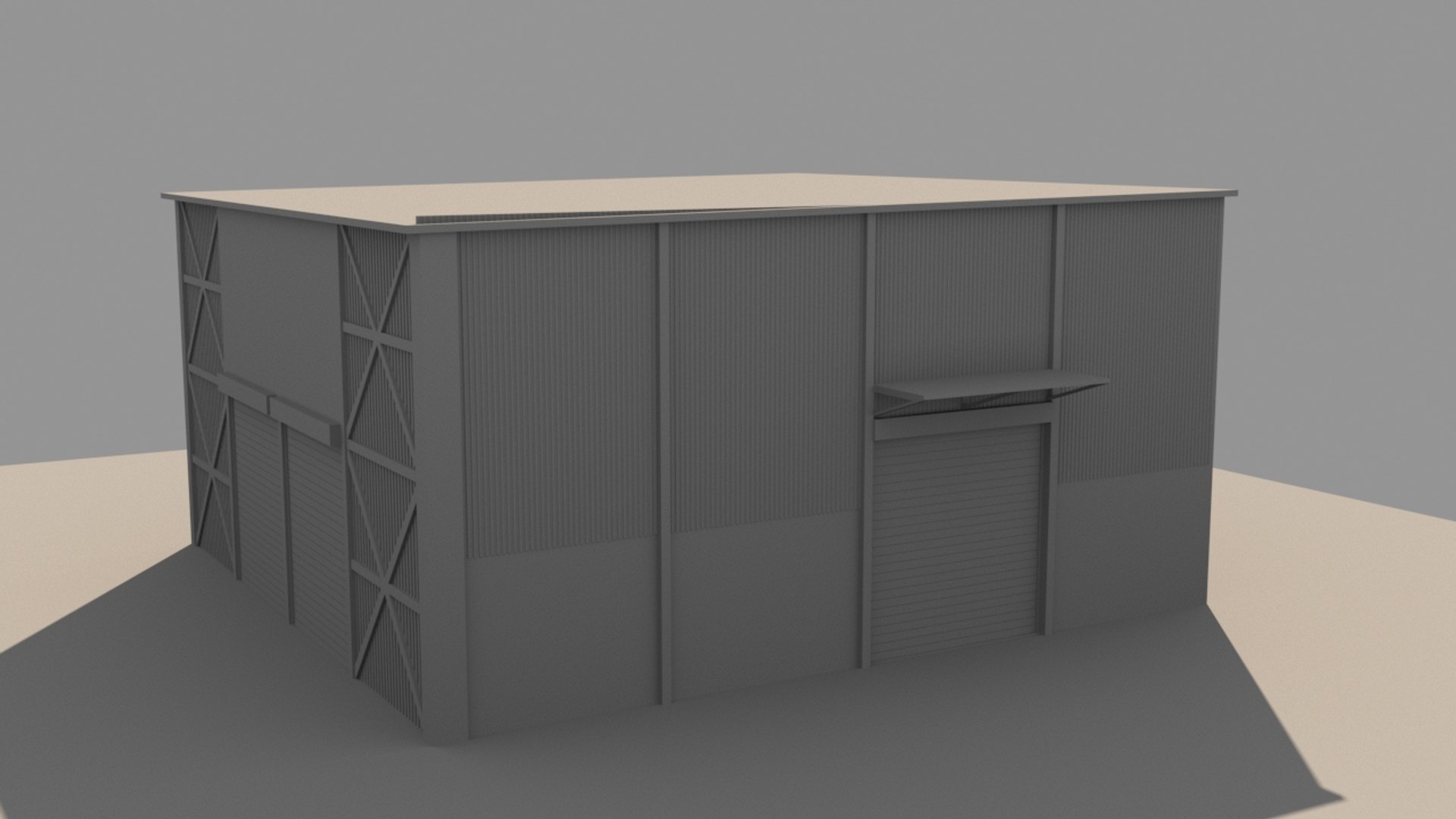 Godwon Warehouse 3D Model - TurboSquid 1496570