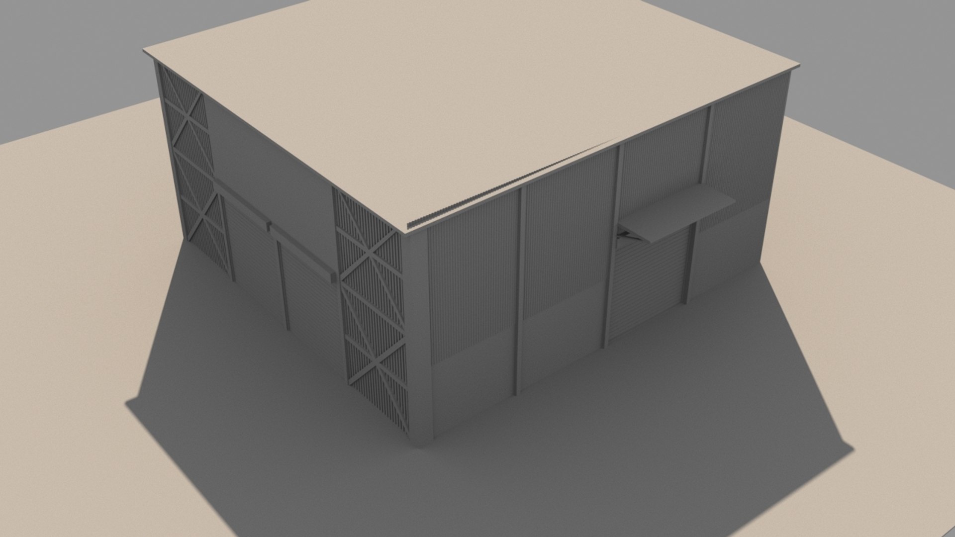Godwon Warehouse 3D Model - TurboSquid 1496570