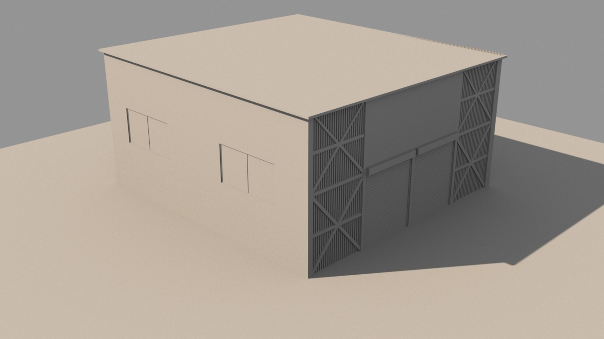 Godwon Warehouse 3D Model - TurboSquid 1496570