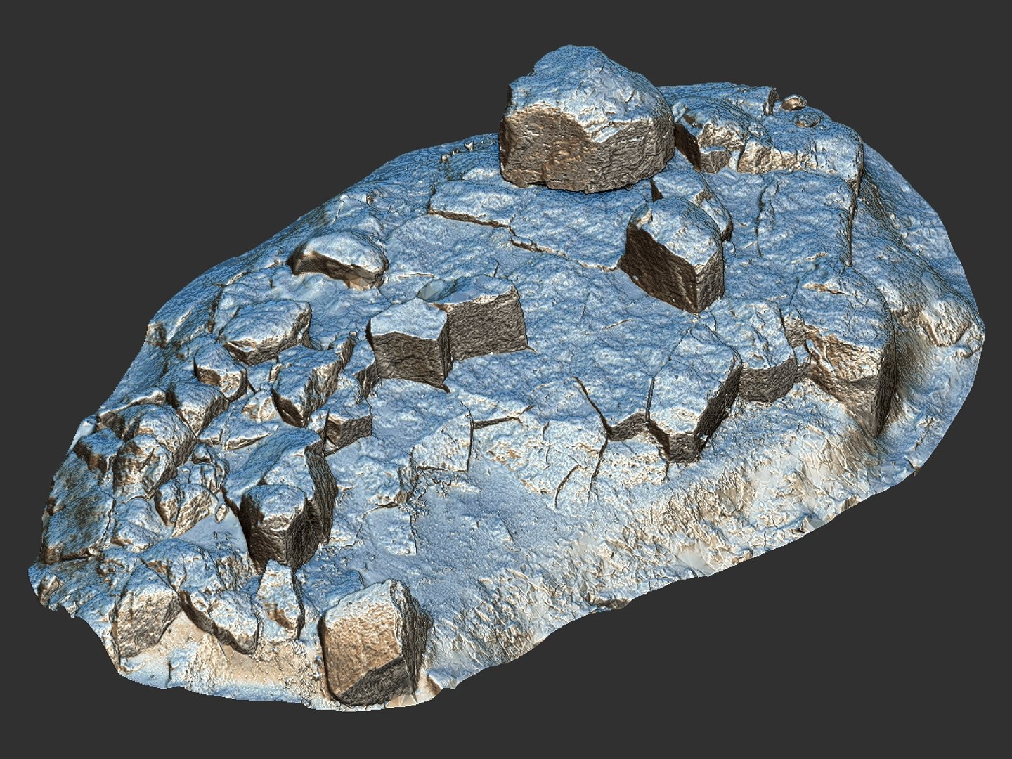 3D Model Iceland Basalt Ground - TurboSquid 1607586