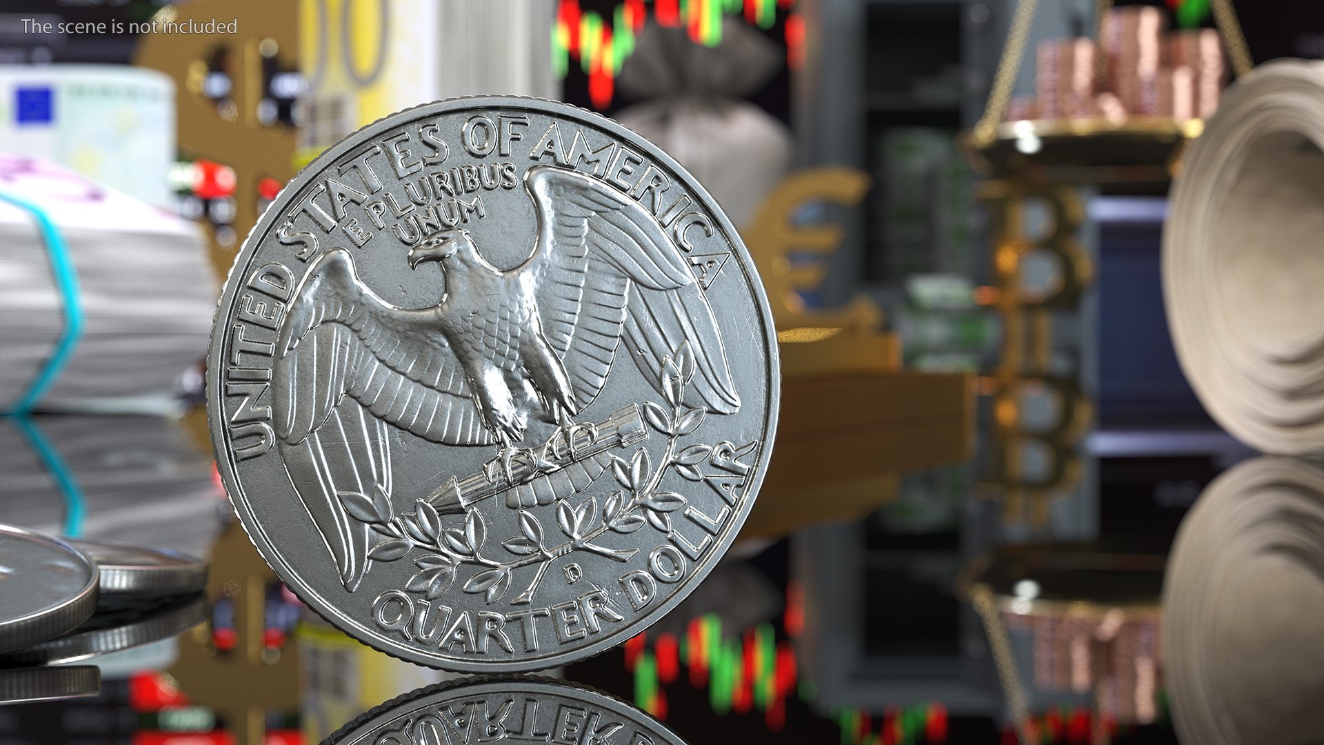 3d Model Quarter Modeled Realistic