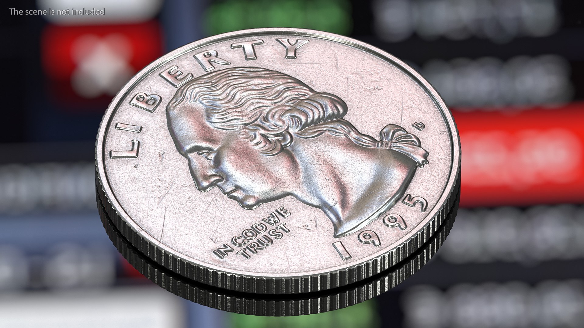 3d Model Quarter Modeled Realistic