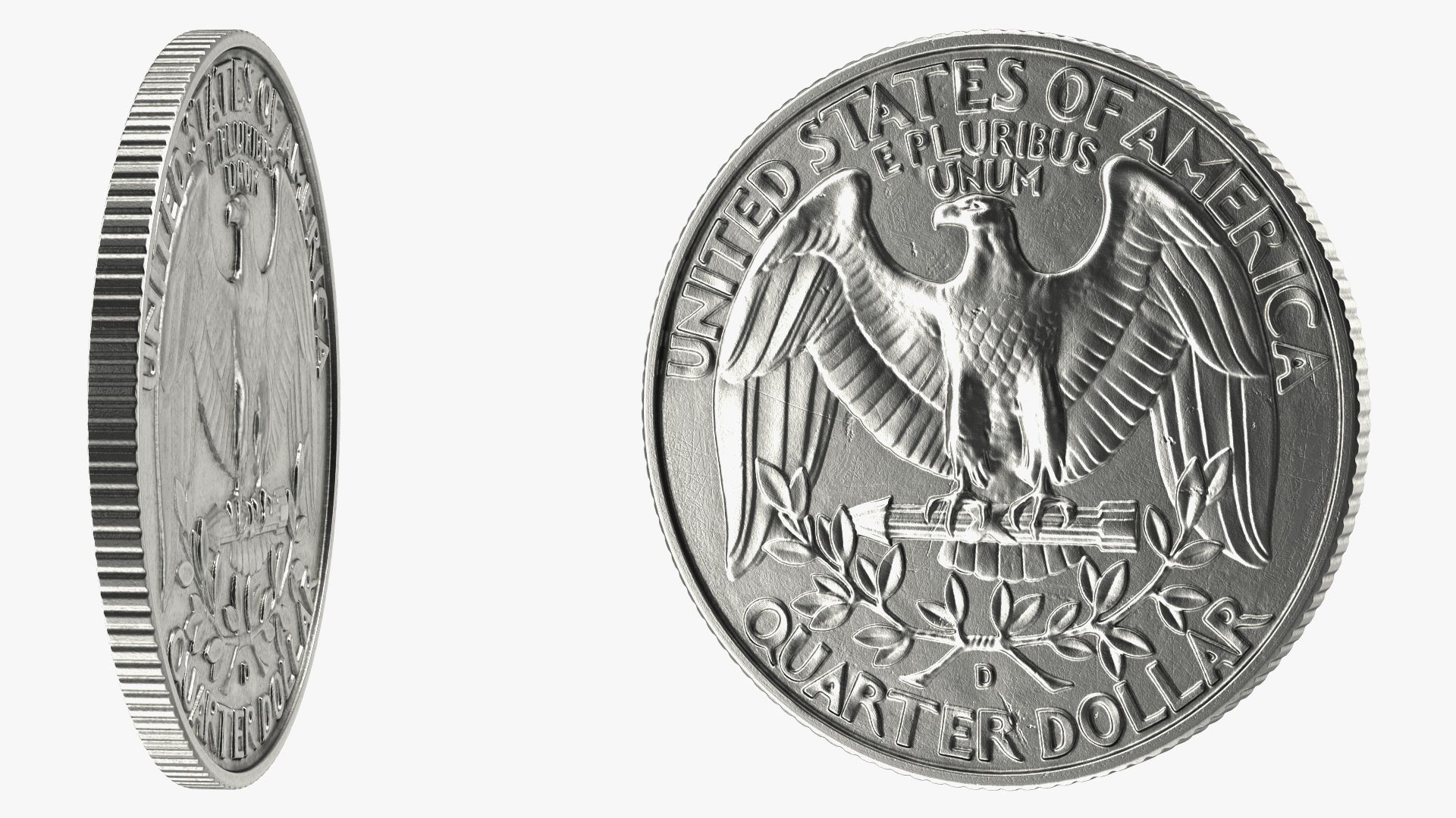 3d Model Quarter Modeled Realistic