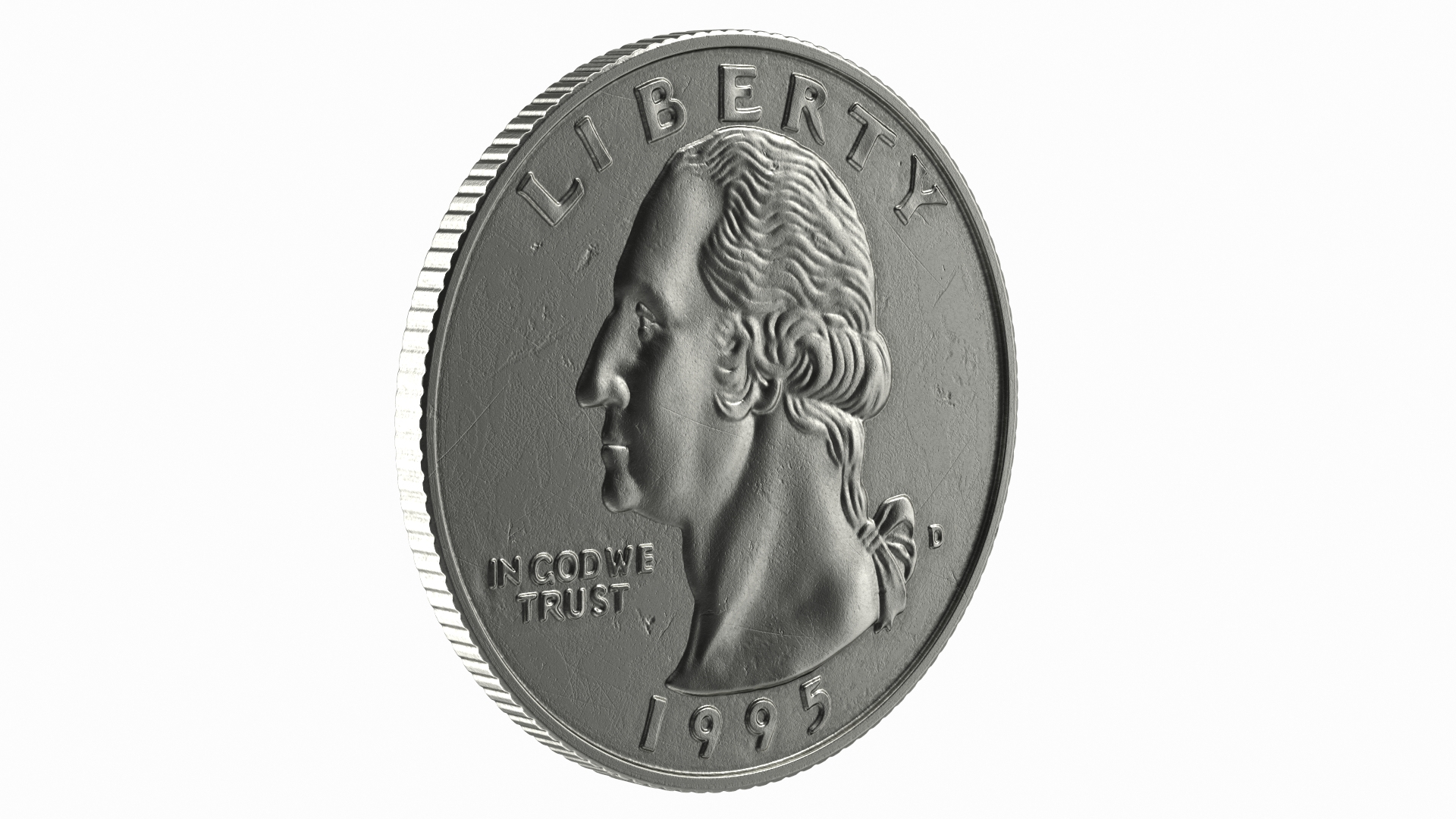 3d Model Quarter Modeled Realistic
